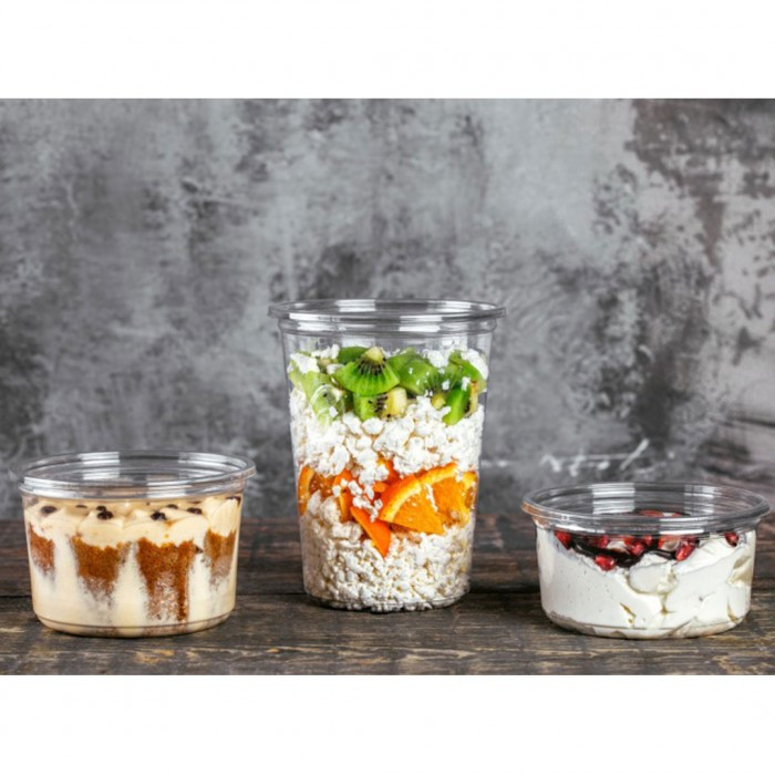 ΣΚΕΥΟΣ PET DELI 16oz ΣΕΤ ΜΕ ΚΑΠΑΚΙ 50 TEMAXIA :: hobostore